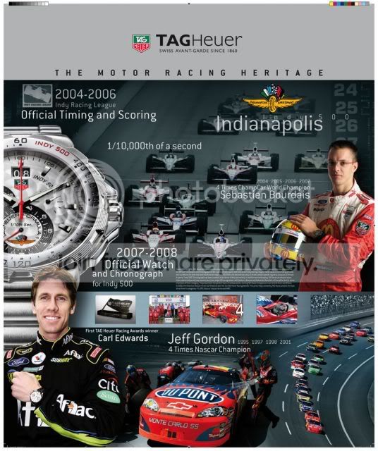 Present ! very cool TAG HEUER motor racing posters | WatchUSeek Watch ...
