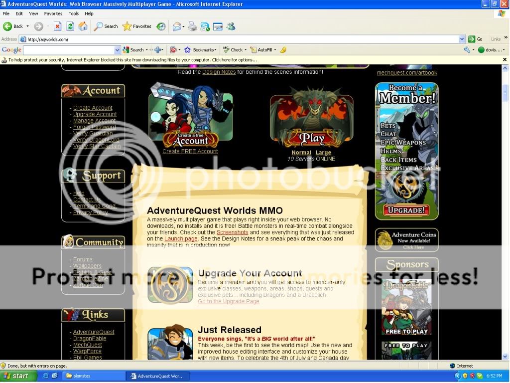 AQworlds overrun by malware? - AQW